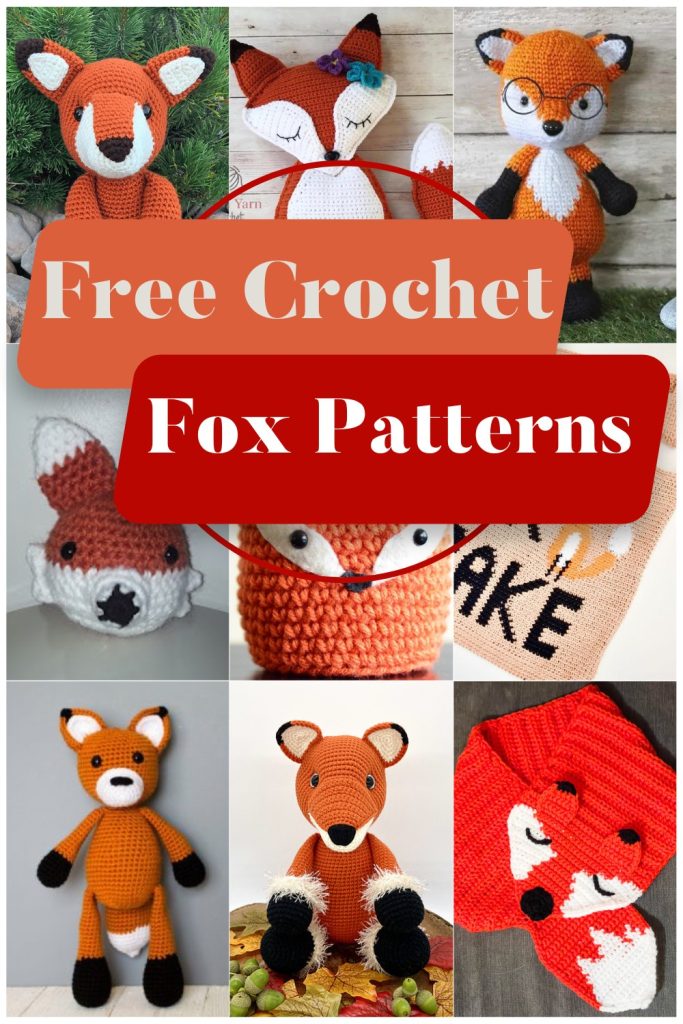 10 Amigurumi Free Crochet Fox Patterns - All Crafts