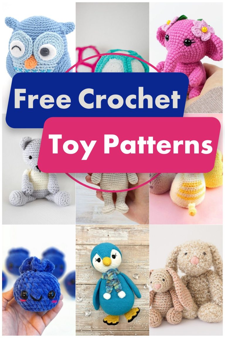 Admirable Free Crochet Toy Patterns For Kids To Play With - All Crafts