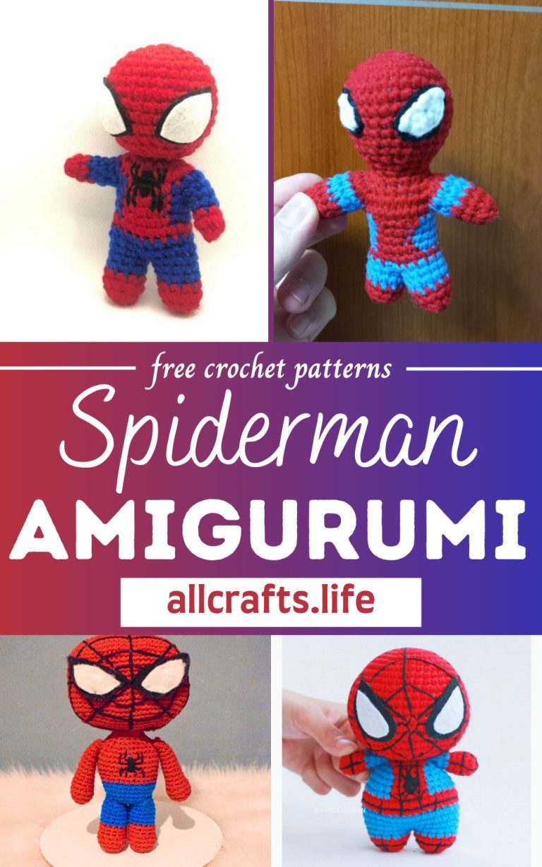 Crochet Spiderman Amigurumi Patterns For Kids To Play With - All Crafts