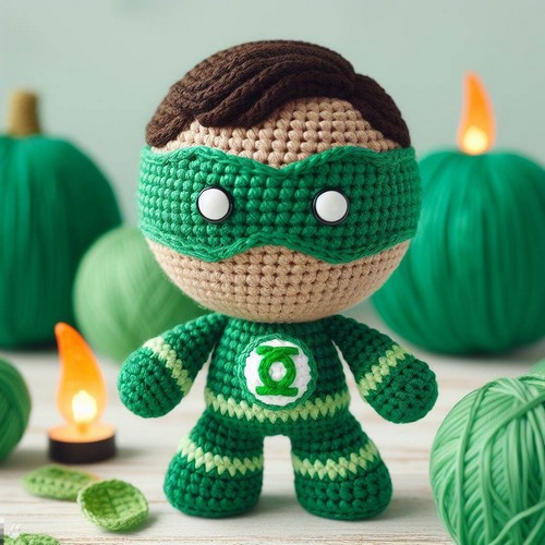 Crochet Green Lantern Amigurumi Pattern - All Crafts