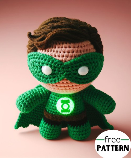 Crochet Green Lantern Amigurumi Pattern - All Crafts