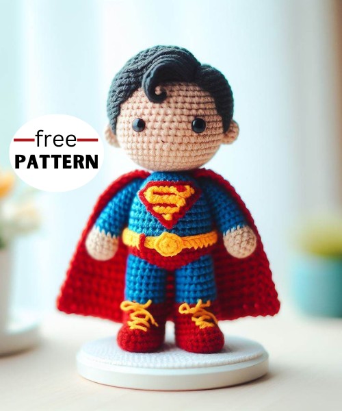 Crochet Superman Amigurumi - All Crafts