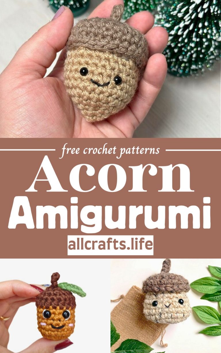 Crochet Acorn Amigurumi Patterns For Autumn Charm - All Crafts
