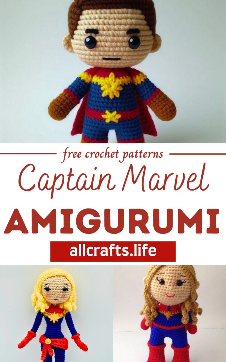 Crochet Captain Marvel Amigurumi Patterns - All Crafts