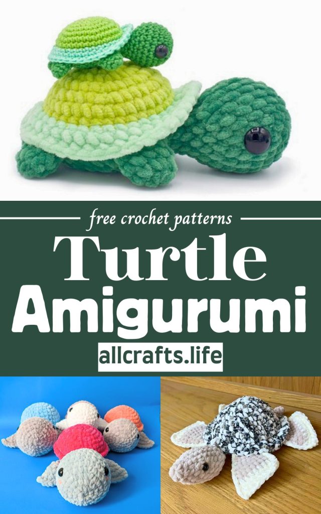 Crochet Turtle Amigurumi Patterns For Occean Lovers - All Crafts