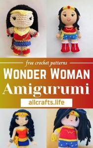 Crochet Wonder Woman Amigurumi Patterns For Beginners - All Crafts