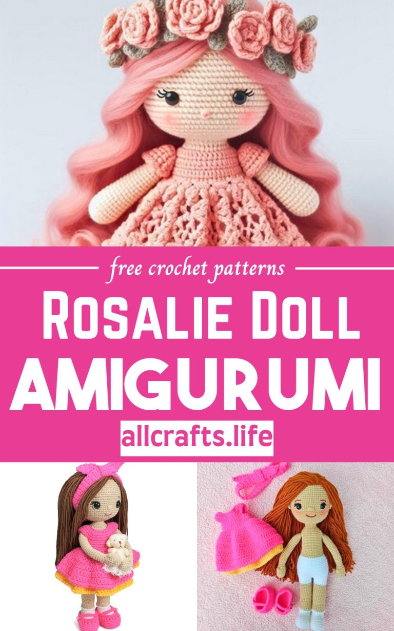 Rosalie Doll Crochet Amigurumi Patterns For Winter Wonderland Playmates