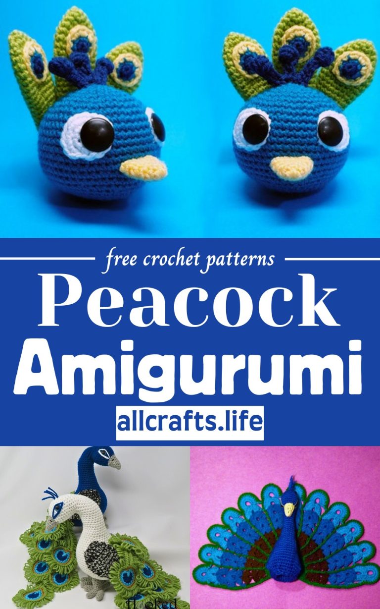 Festive Holiday Peacock Crochet Amigurumi Patterns For Seasonal Decor ...