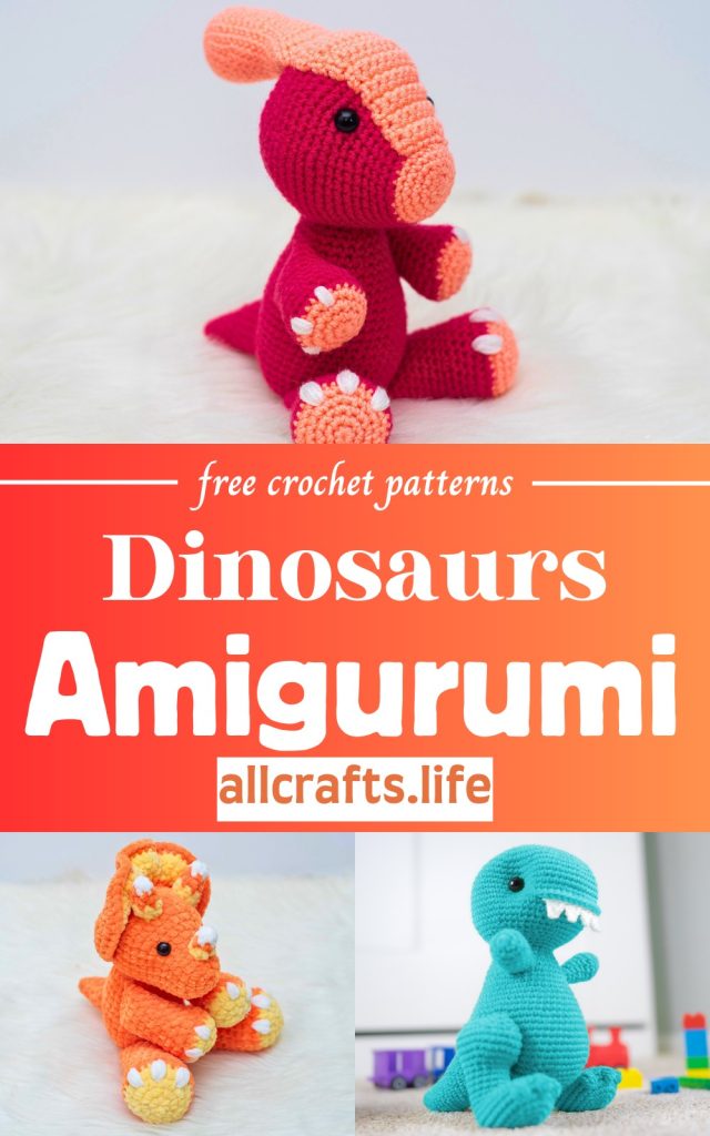 Easy Crochet Dinosaurs Amigurumi Patterns For Beginners - All Crafts