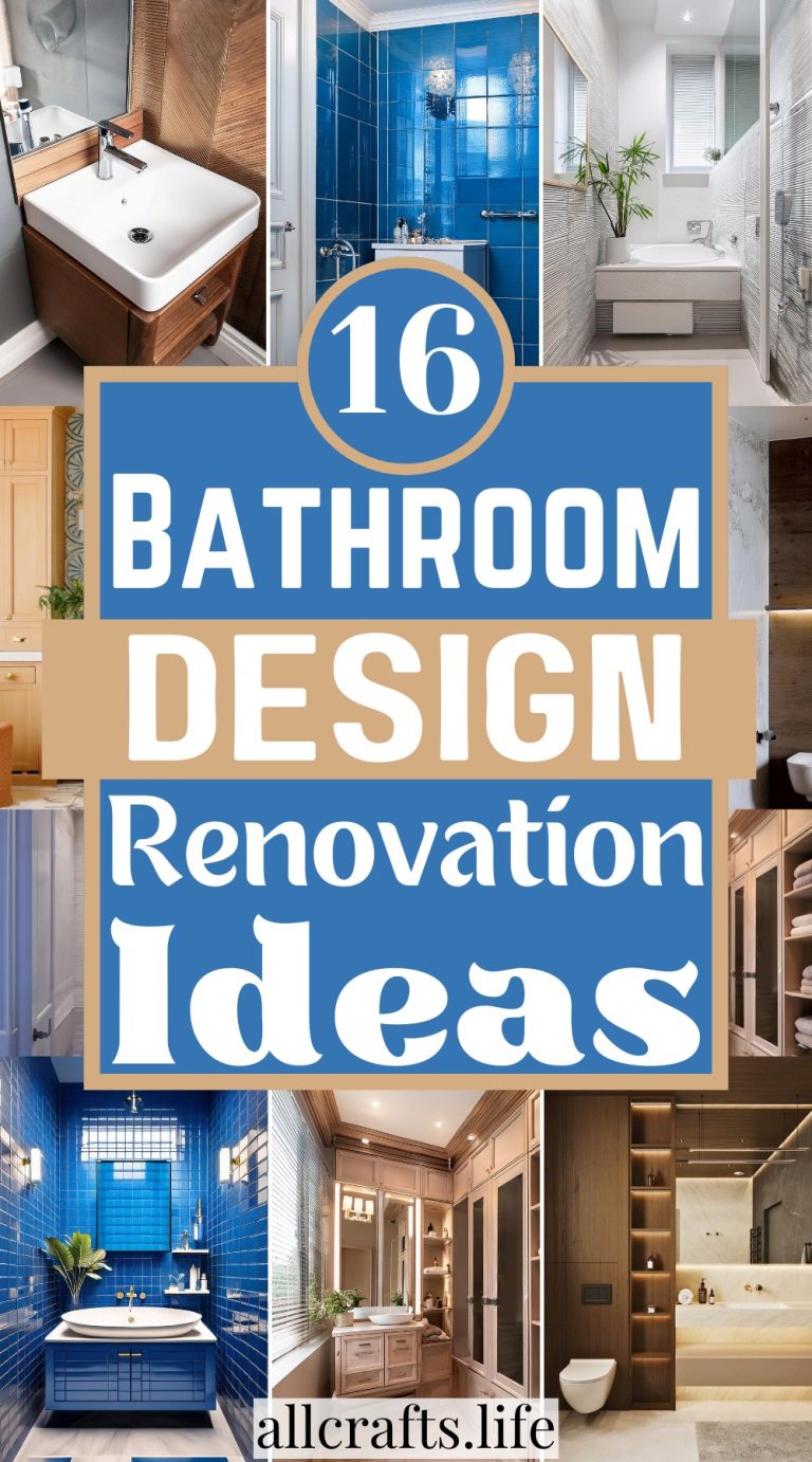 16 Elegant Bathroom Design & Renovation Ideas - All Crafts