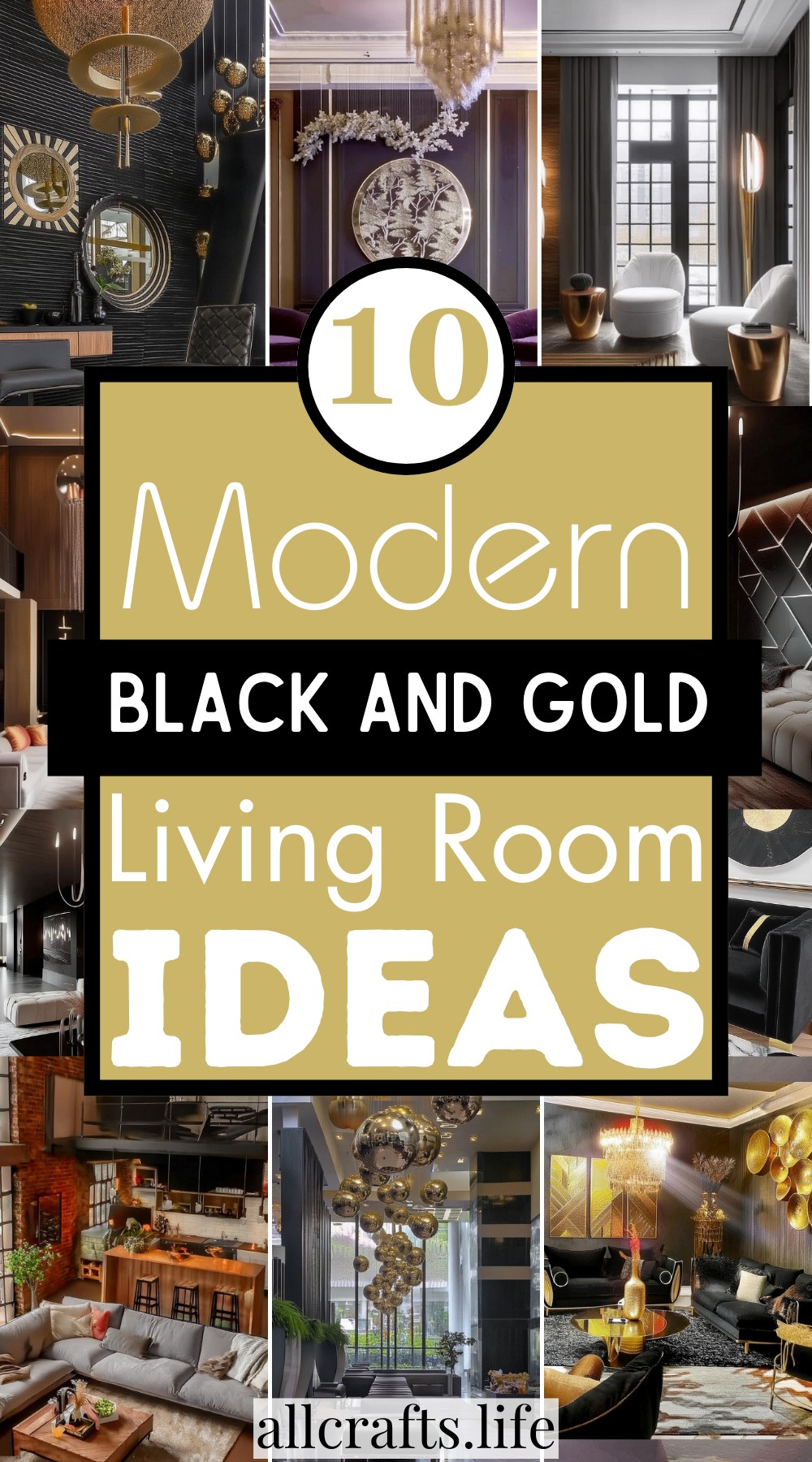Gold Formal Living Rooms