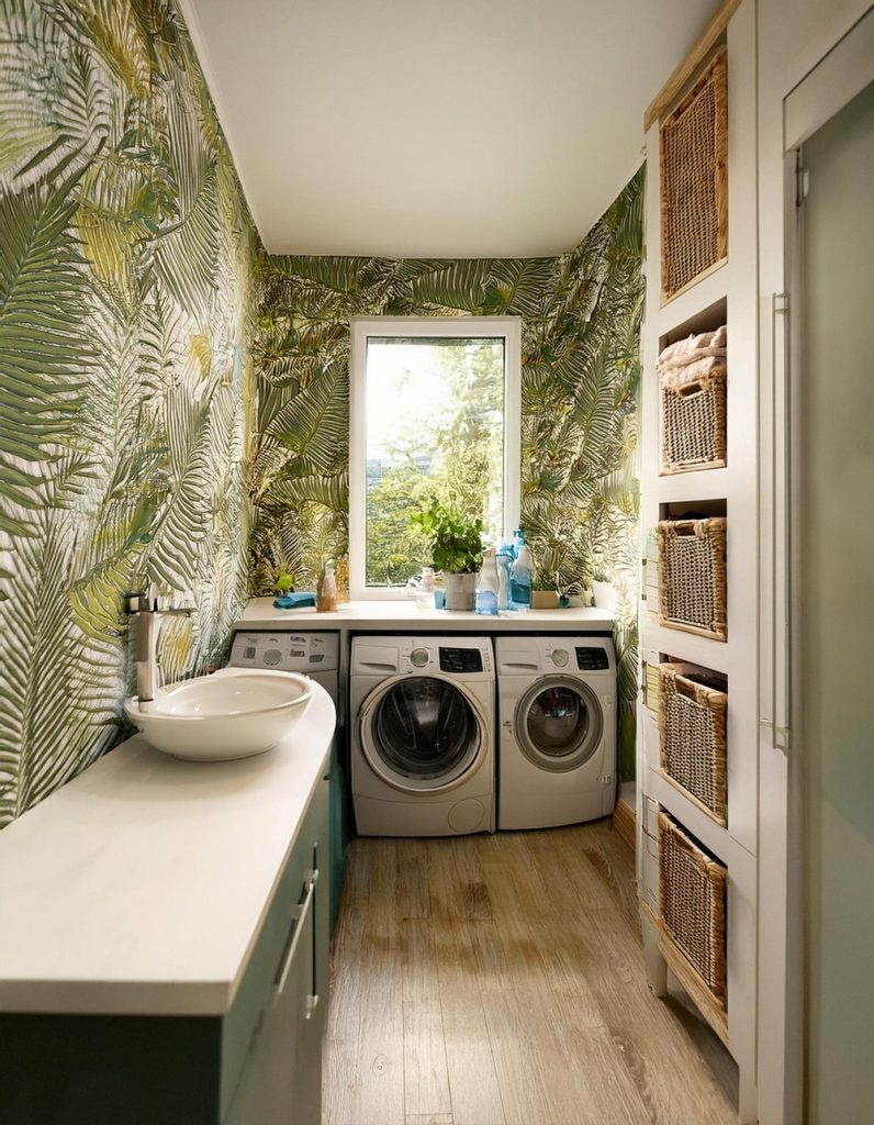 20 Narrow Laundry Room Ideas To Organize Your Laundry Room - All Crafts