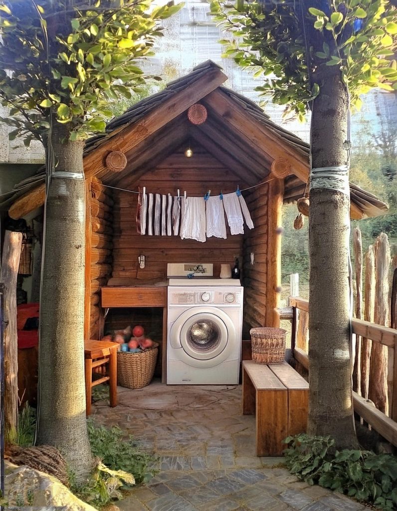 10 Stylizing Outdoor Laundry Room Ideas - All Crafts