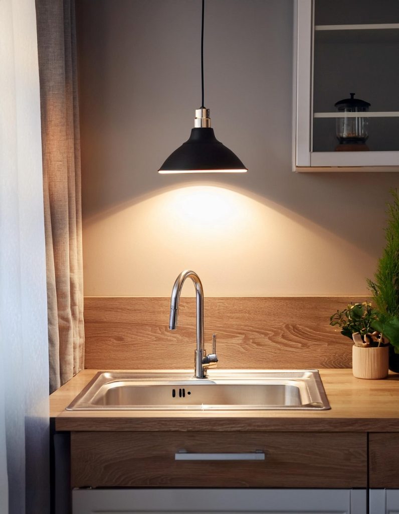 15 Best Kitchen Sink Lighting Ideas To Lit Up - All Crafts