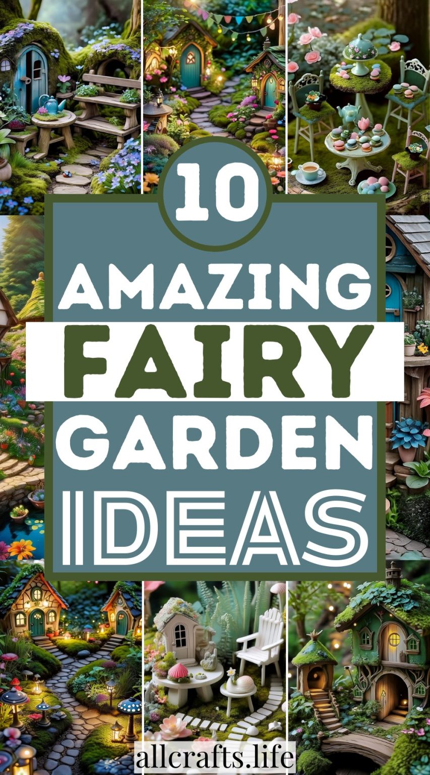 10 Super Amazing Fairy Garden Ideas - All Crafts