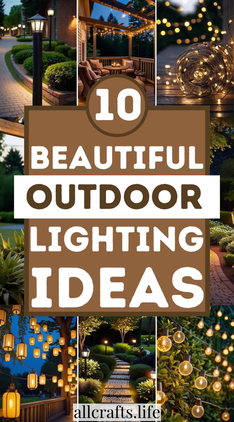 10 Beautiful Outdoor Lighting Ideas For Glowing Your Home - All Crafts