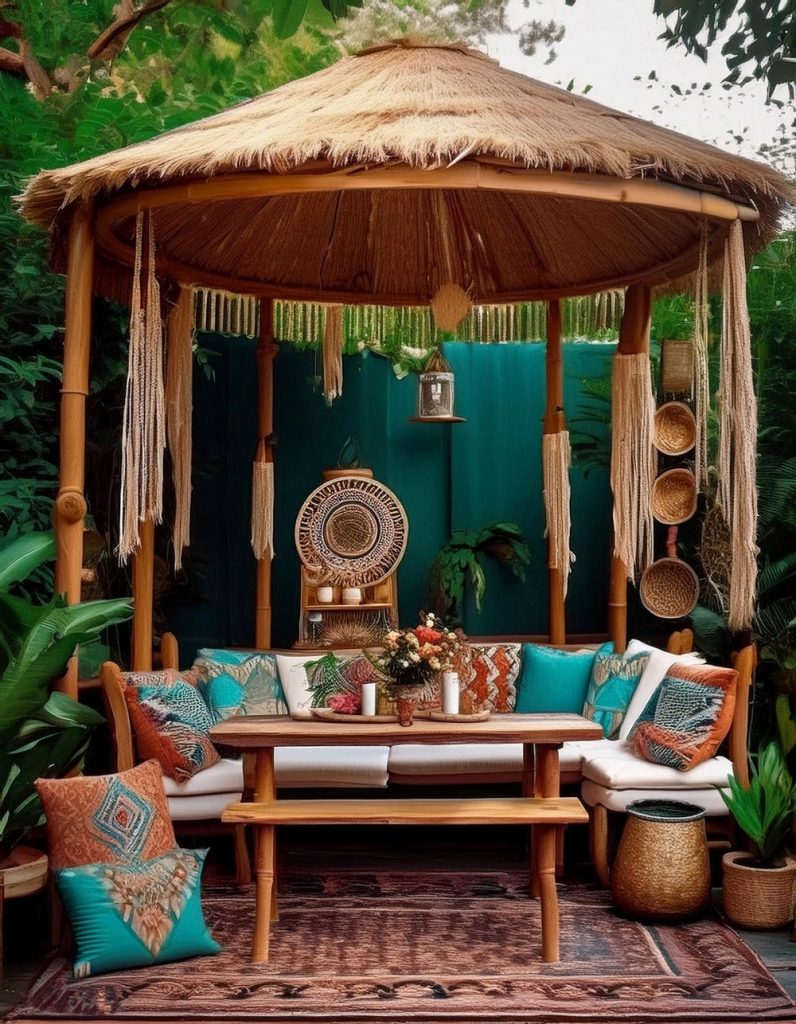 10 Best Stylizing Boho Style Outdoor Dining Ideas - All Crafts