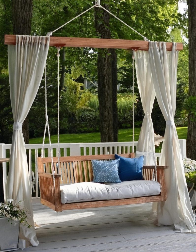 10 Cutest Porch Swings Ideas For a Fun And Relaxing Time - All Crafts