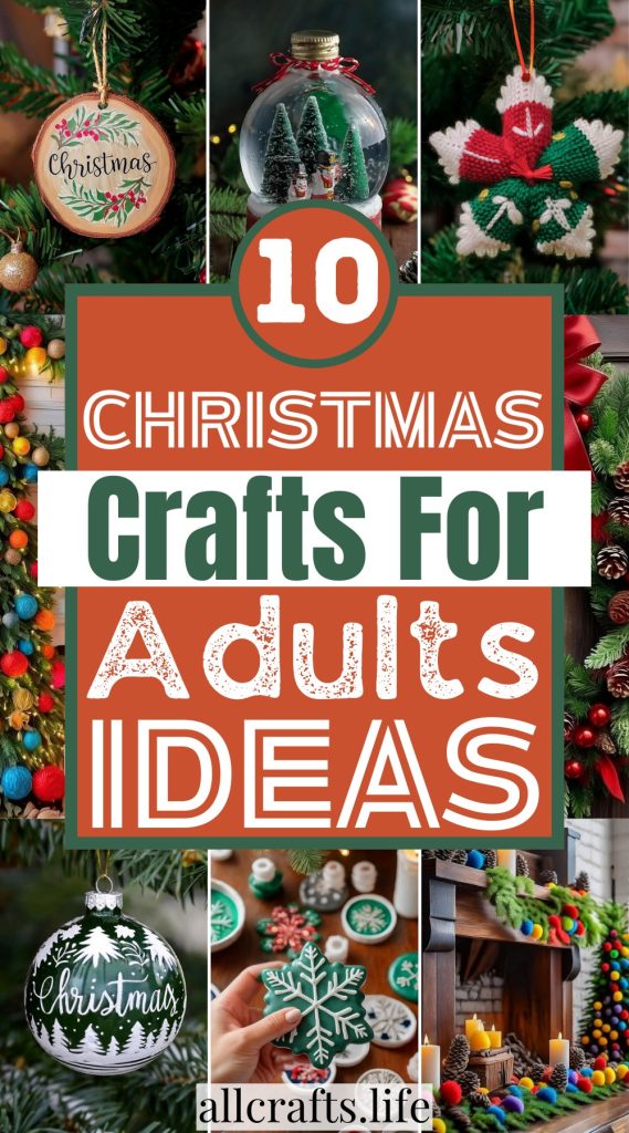 10 Easy Festive Style Christmas Crafts For Adults - All Crafts