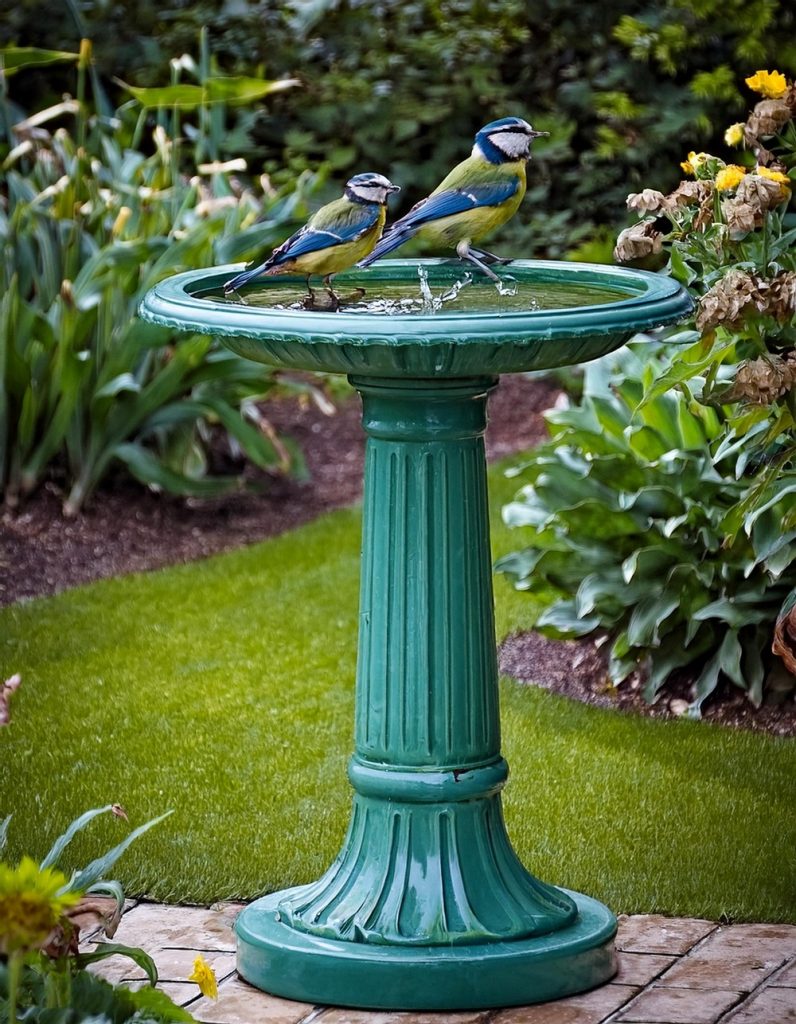 10 Incredible Bird Bath Ideas For Your Backyard - All Crafts