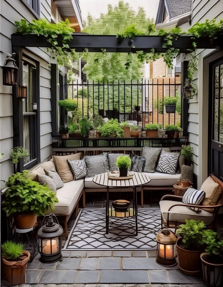 10 Unique & Perfect Tiny Patio Ideas - All Crafts