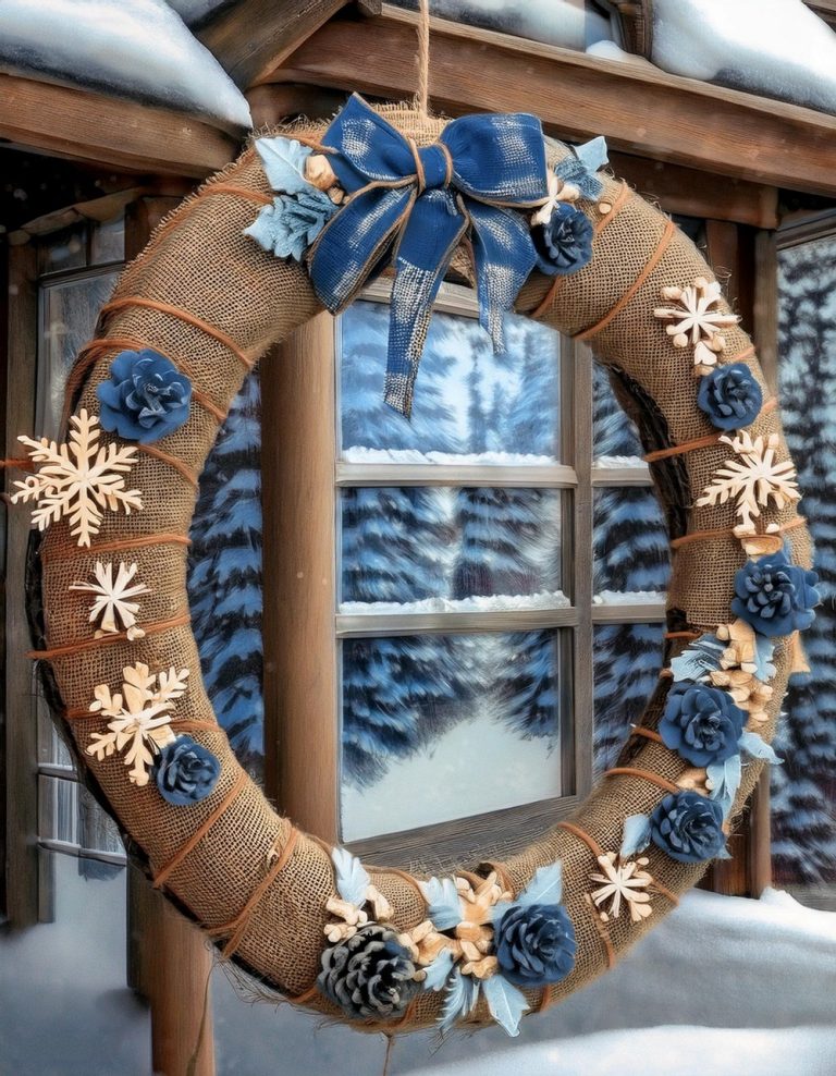 10 Adorable Blue Wreaths For Christmas Ideas To Welcome Your Guests ...
