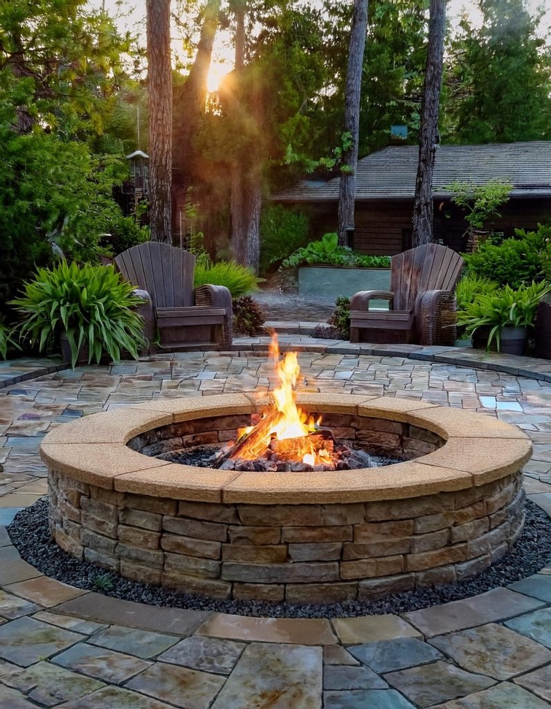 10 Stylish & Modern Outdoor Fire Pit Ideas - All Crafts
