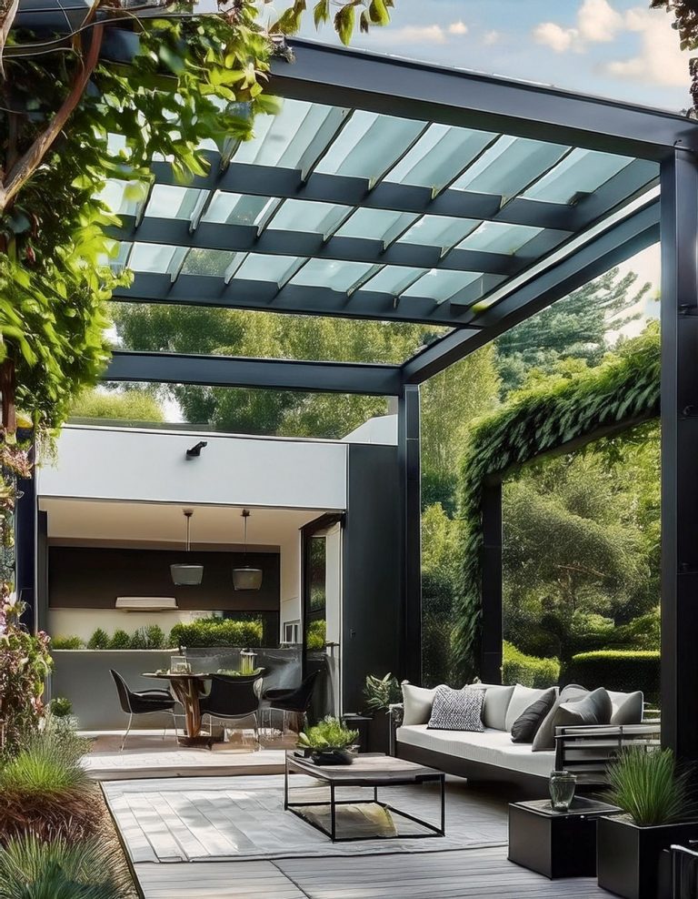 10 Easy To Make Pergola Shade Designs For Backyard - All Crafts