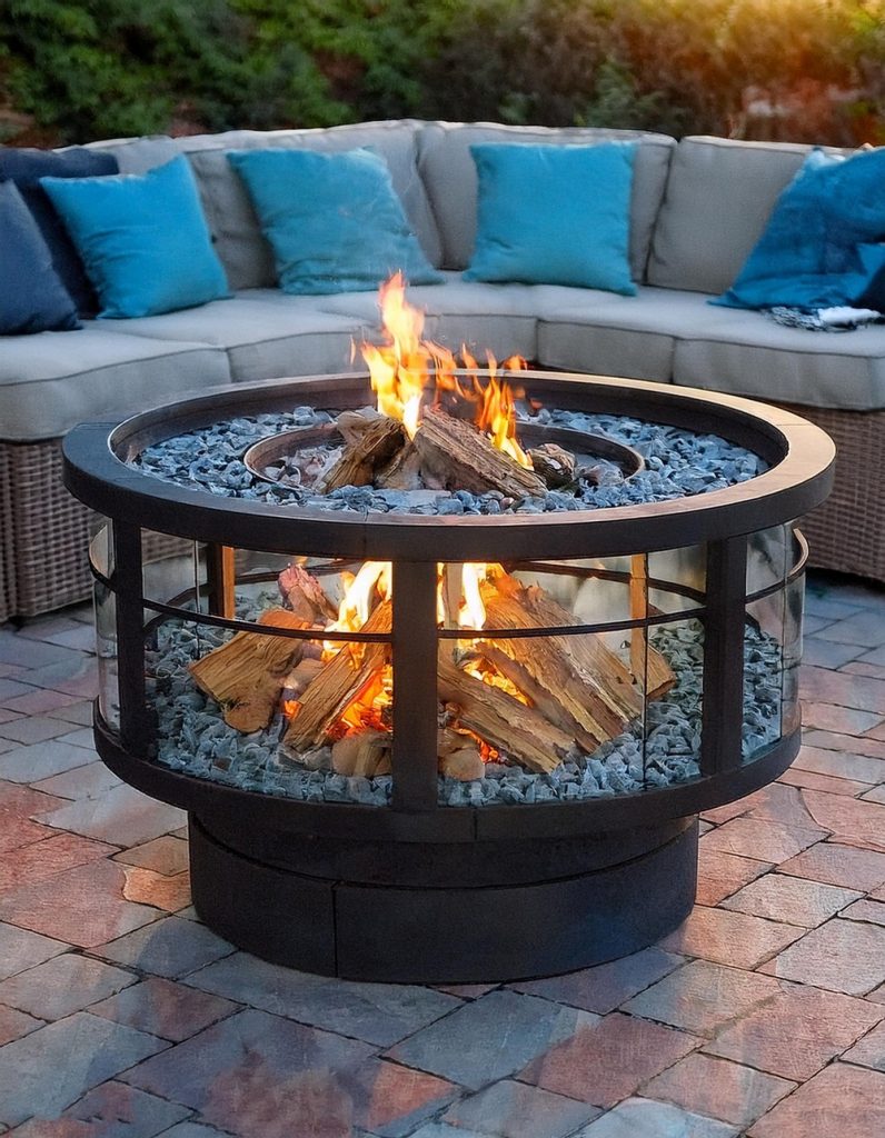 10 Stylish & Modern Outdoor Fire Pit Ideas - All Crafts
