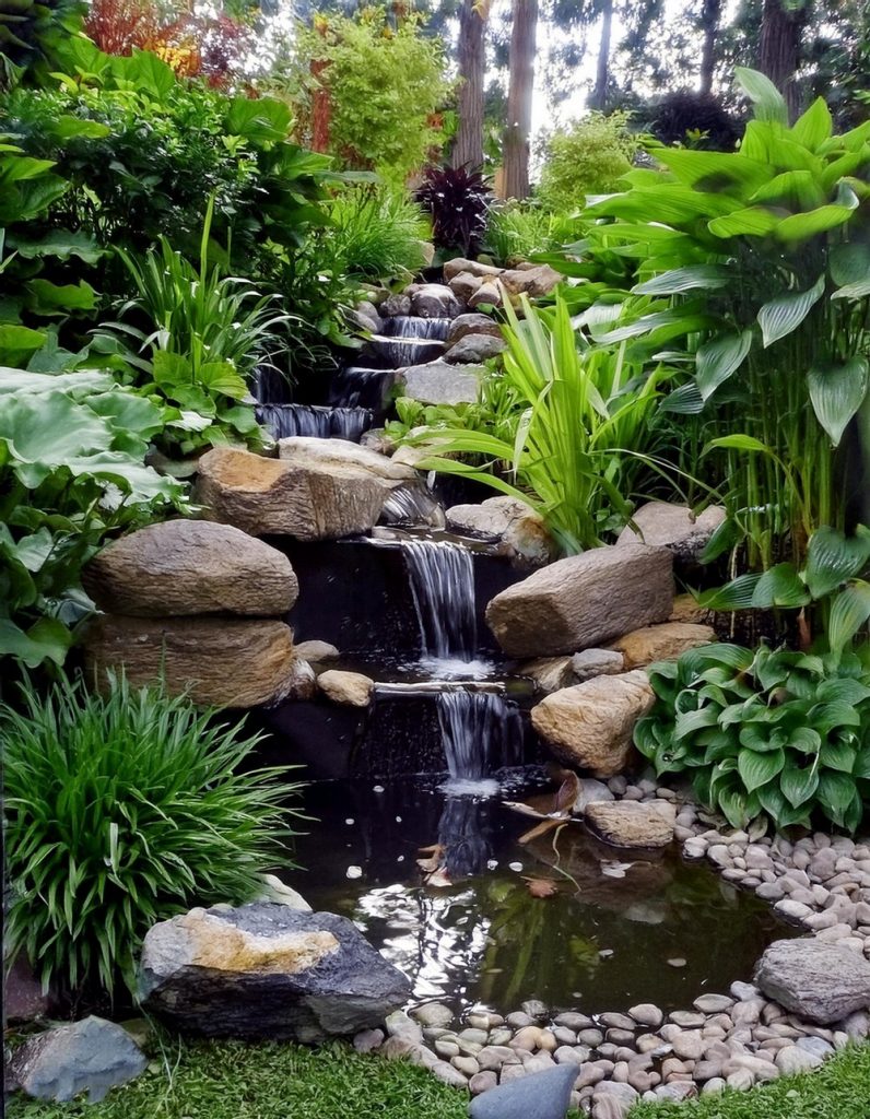 10 Super Unique Small Garden Waterfall Ideas - All Crafts