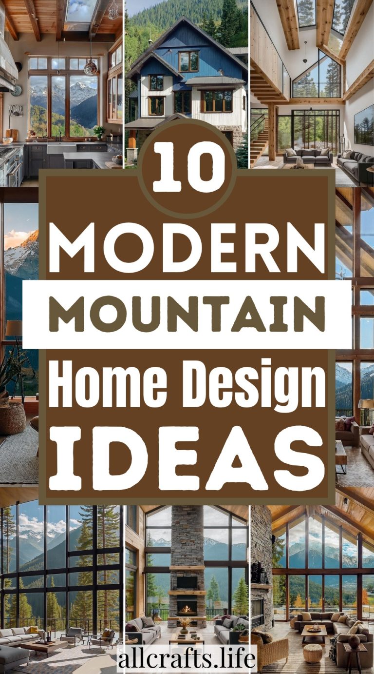 10 Peaceful Modern Mountain Home Design Ideas - All Crafts