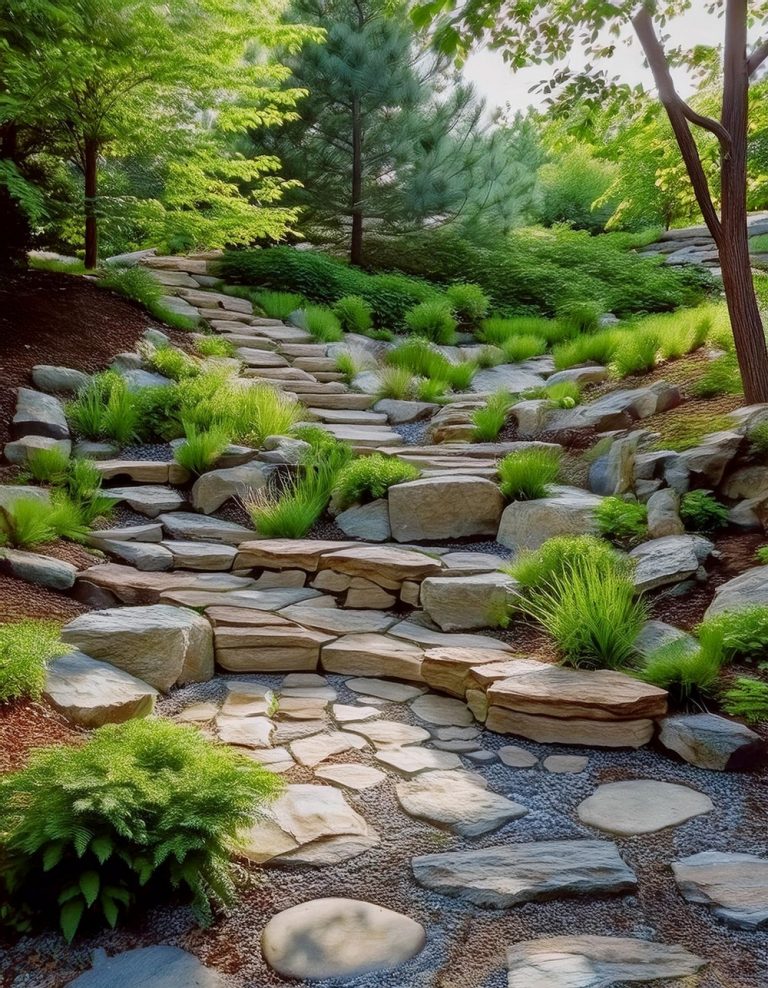 10 Beautiful Hillside Garden Ideas For Adding Green Thumb Around - All ...