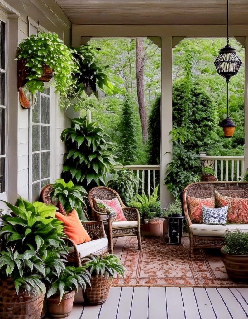 10 Stylizing Unique Boho Back Porches Ideas - All Crafts