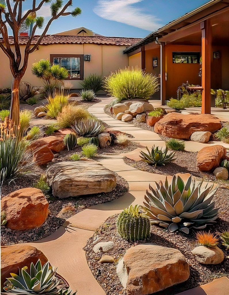 10 Beautiful Unique Desert Landscaping Ideas - All Crafts