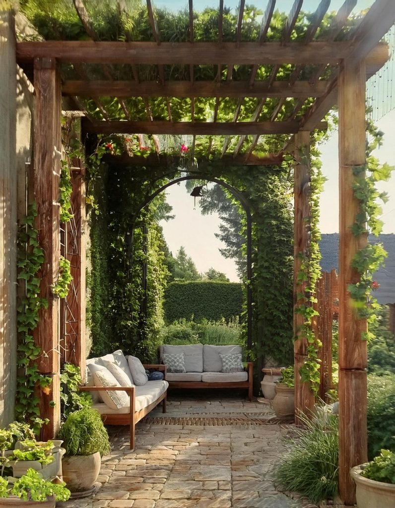 10 Easy To Make Pergola Shade Designs For Backyard - All Crafts