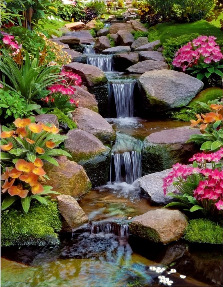 10 Super Unique Small Garden Waterfall Ideas - All Crafts
