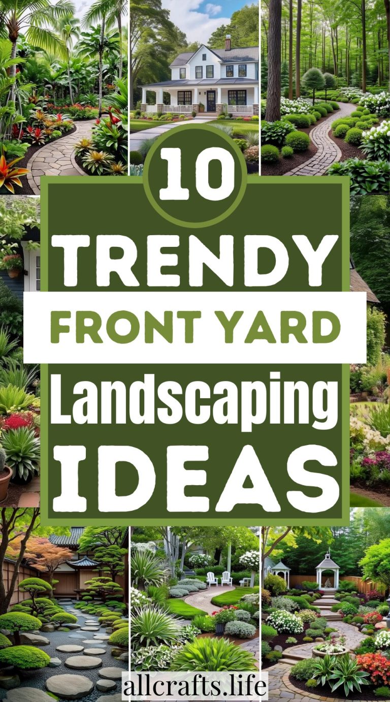10 Trendy Lush Green Front Yard Landscaping Ideas - All Crafts