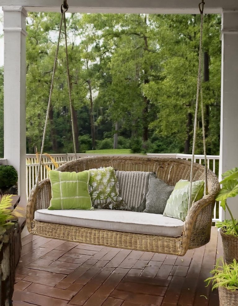 10 Cutest Porch Swings Ideas For a Fun And Relaxing Time - All Crafts