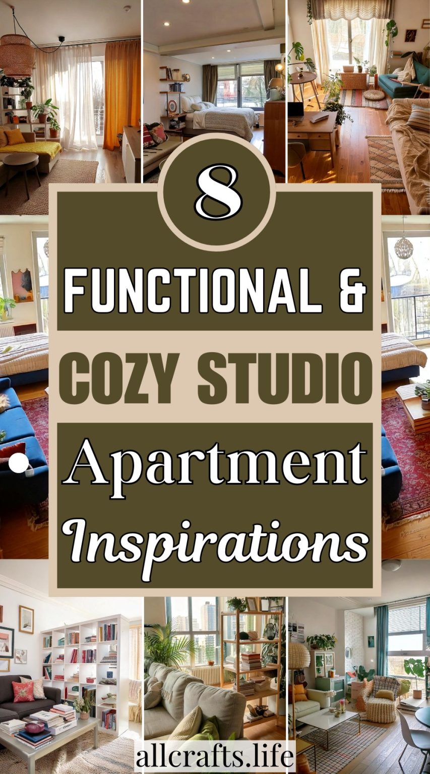 8 Super Functional & Genius Studio Apartment Ideas - All Crafts