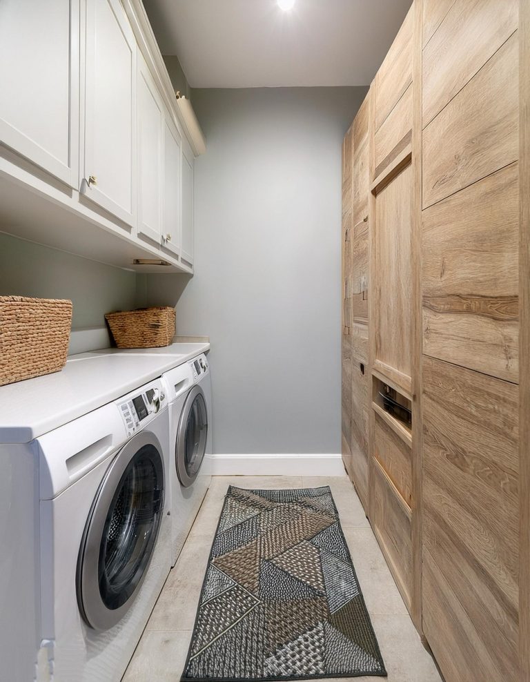 20 Narrow Laundry Room Ideas To Organize Your Laundry Room - All Crafts