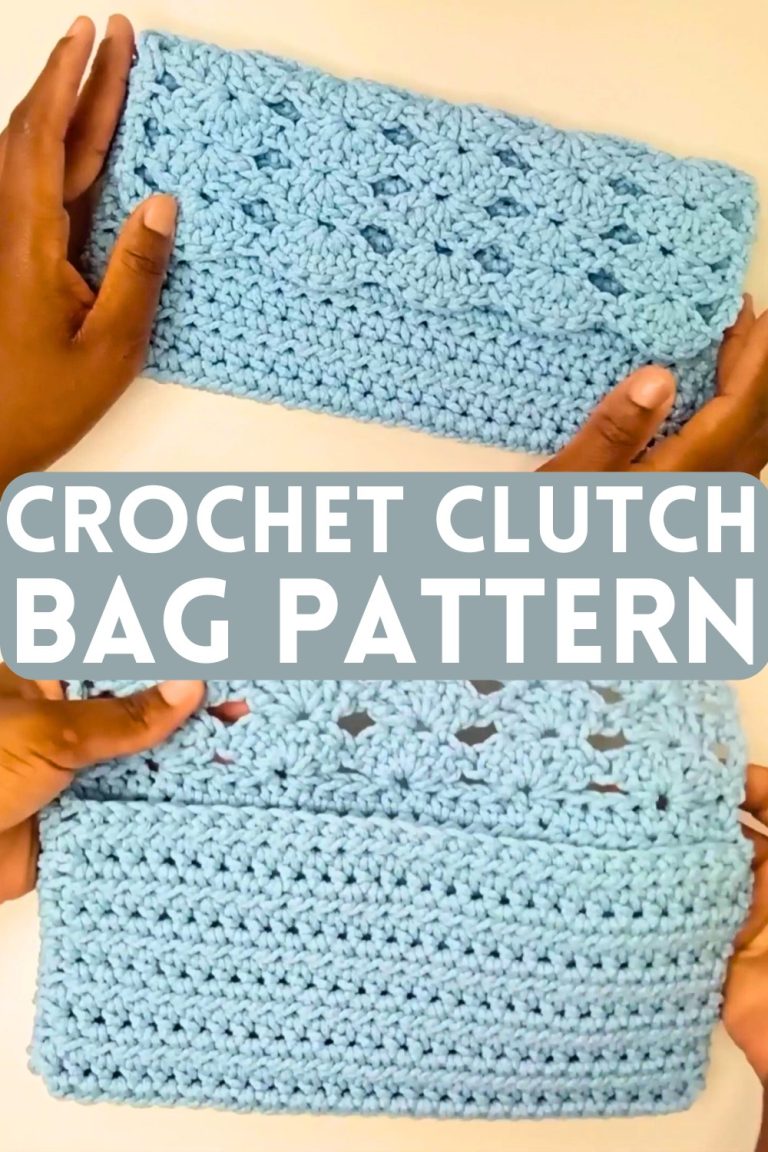 Crochet Clutch Purse Patterns For Modern Look - All Crafts