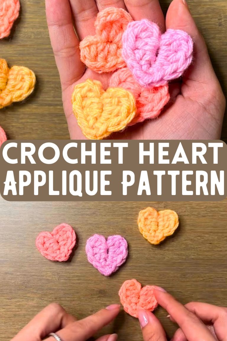 Crochet Quick Applique Patterns For Cute Embellishments - All Crafts