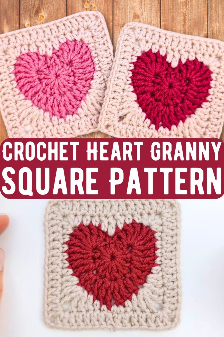 Crochet Heart Granny Square Patterns For Lovely Accessories - All Crafts