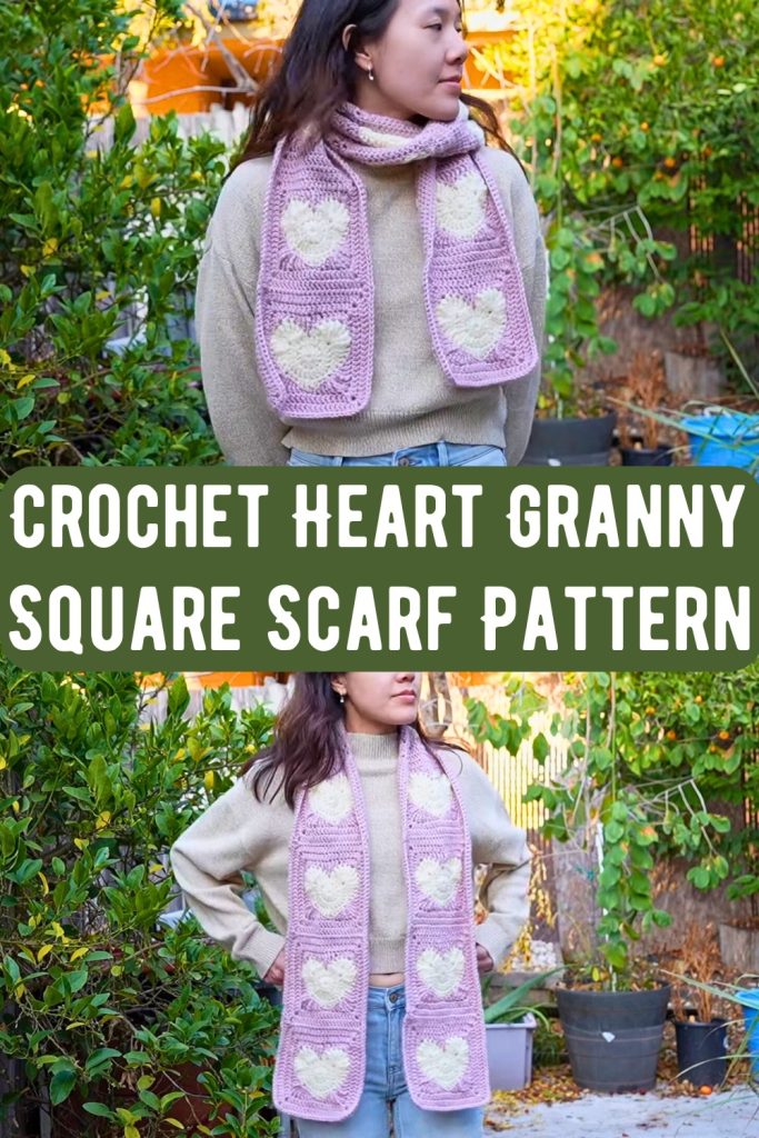 Crochet Heart Granny Square Patterns For Lovely Accessories - All Crafts