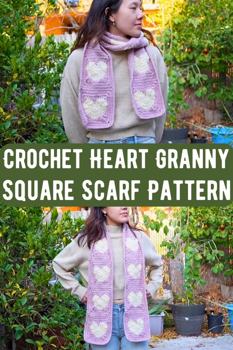 Crochet Heart Granny Square Patterns For Lovely Accessories - All Crafts