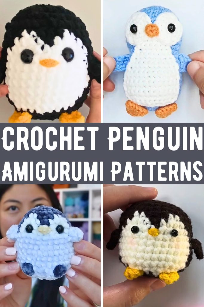 4 Whimsical Charming Crochet Penguin Amigurumi Patterns - All Crafts
