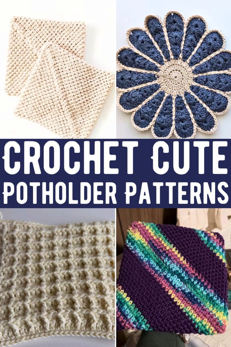 Crochet Potholder Patterns For Spring Table Settings - All Crafts
