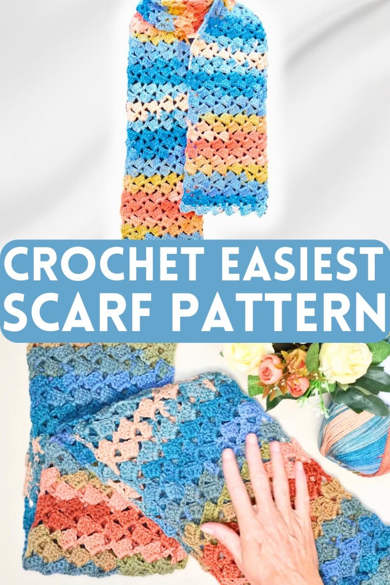 Nicely Textured Crochet Scarf Patterns With Colorful Designs - All Crafts