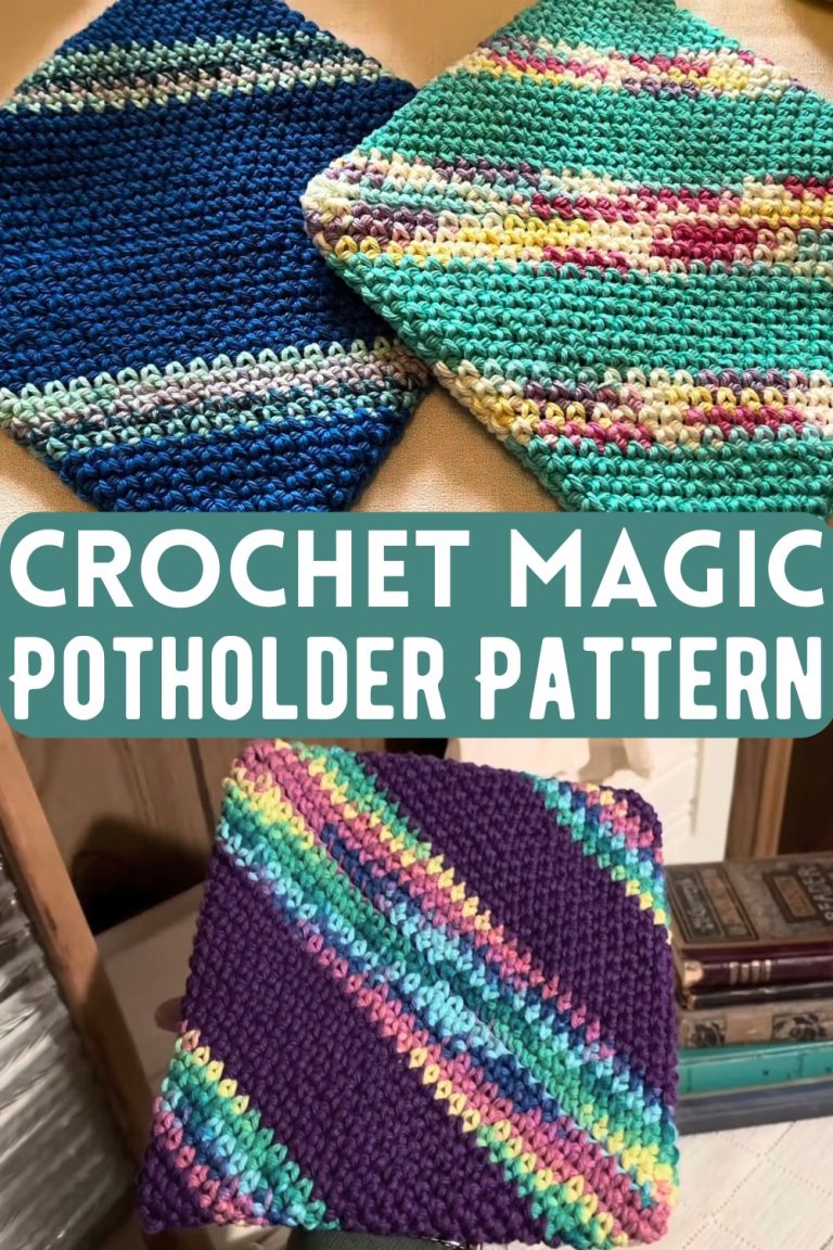 Crochet Potholder Patterns For Spring Table Settings - All Crafts