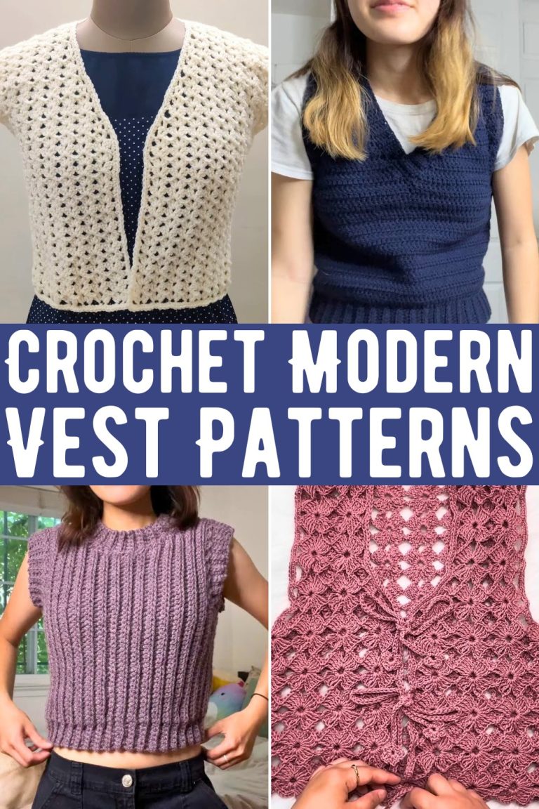 Crochet Modern Vest Patterns For Comfort and Style - All Crafts